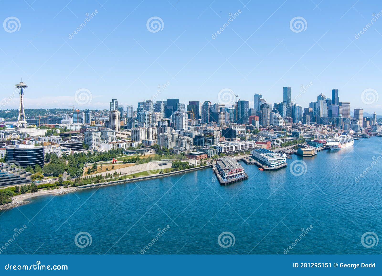 The Seattle, Washington Waterfront in June of 2023 Editorial Photo ...