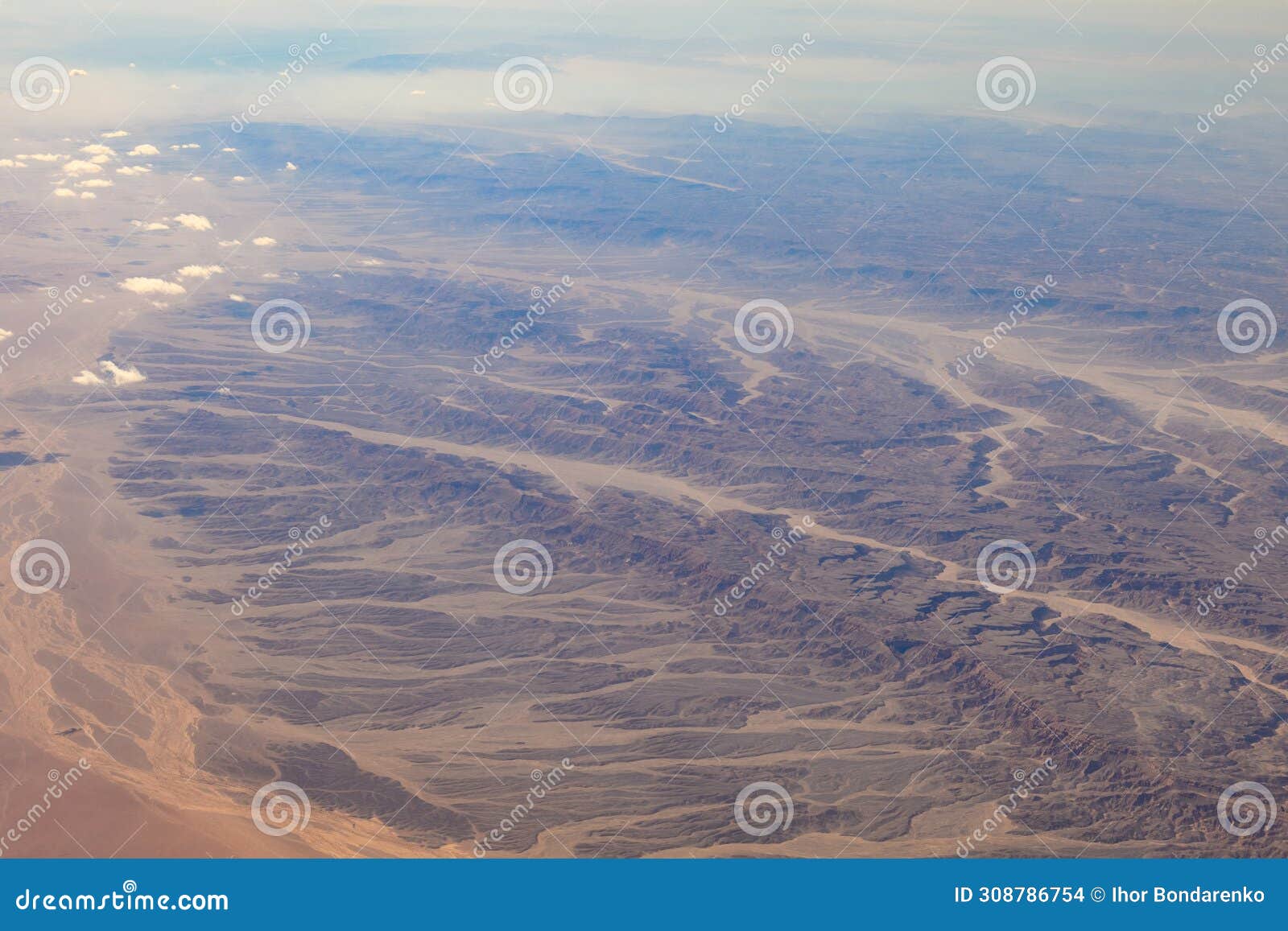 Aerial View of the Sinai Desert. Sinai Peninsula Stock Photo - Image of ...