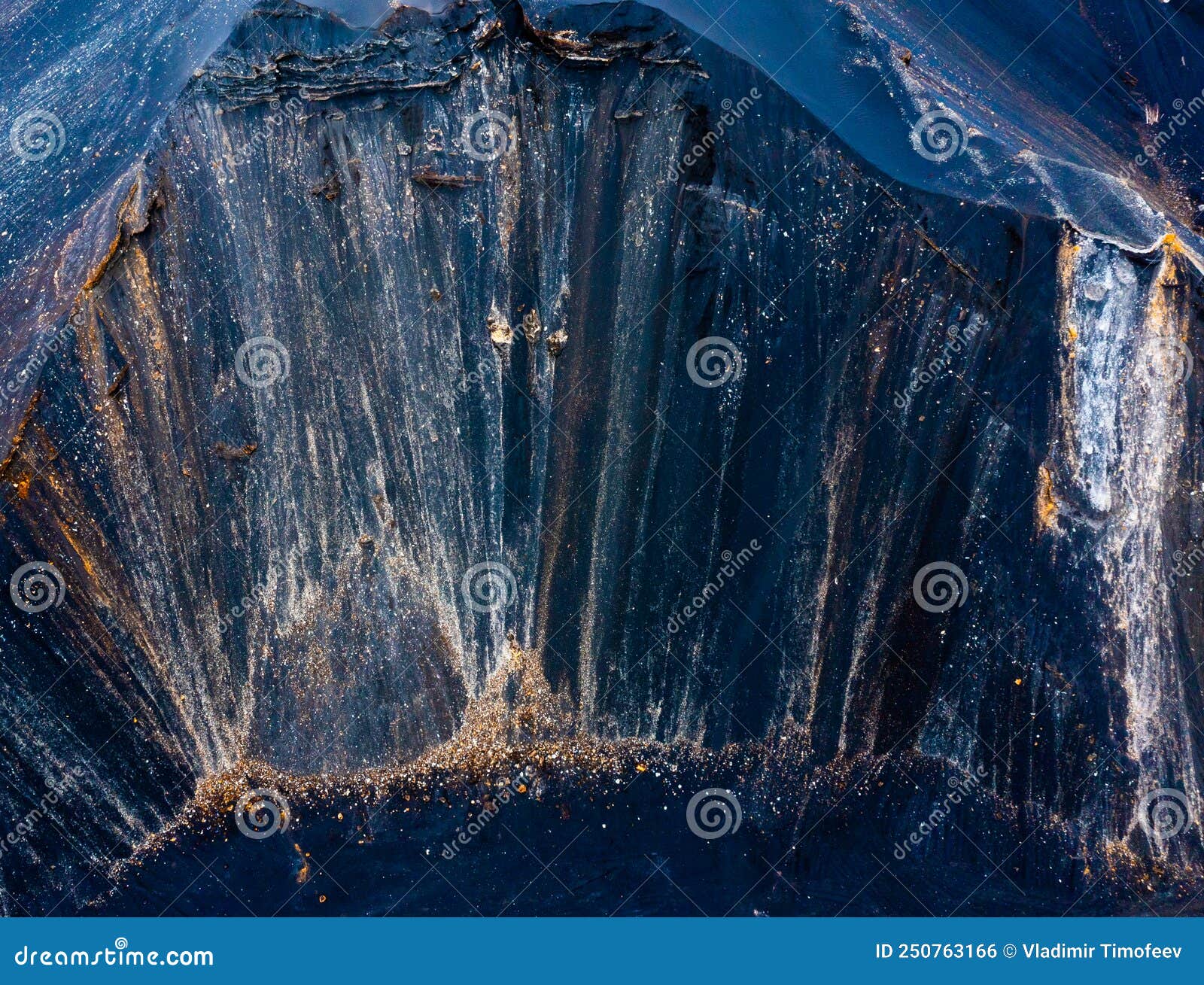 Aerial View. Storage on the Coast. a Place for the Storage of the Slag ...