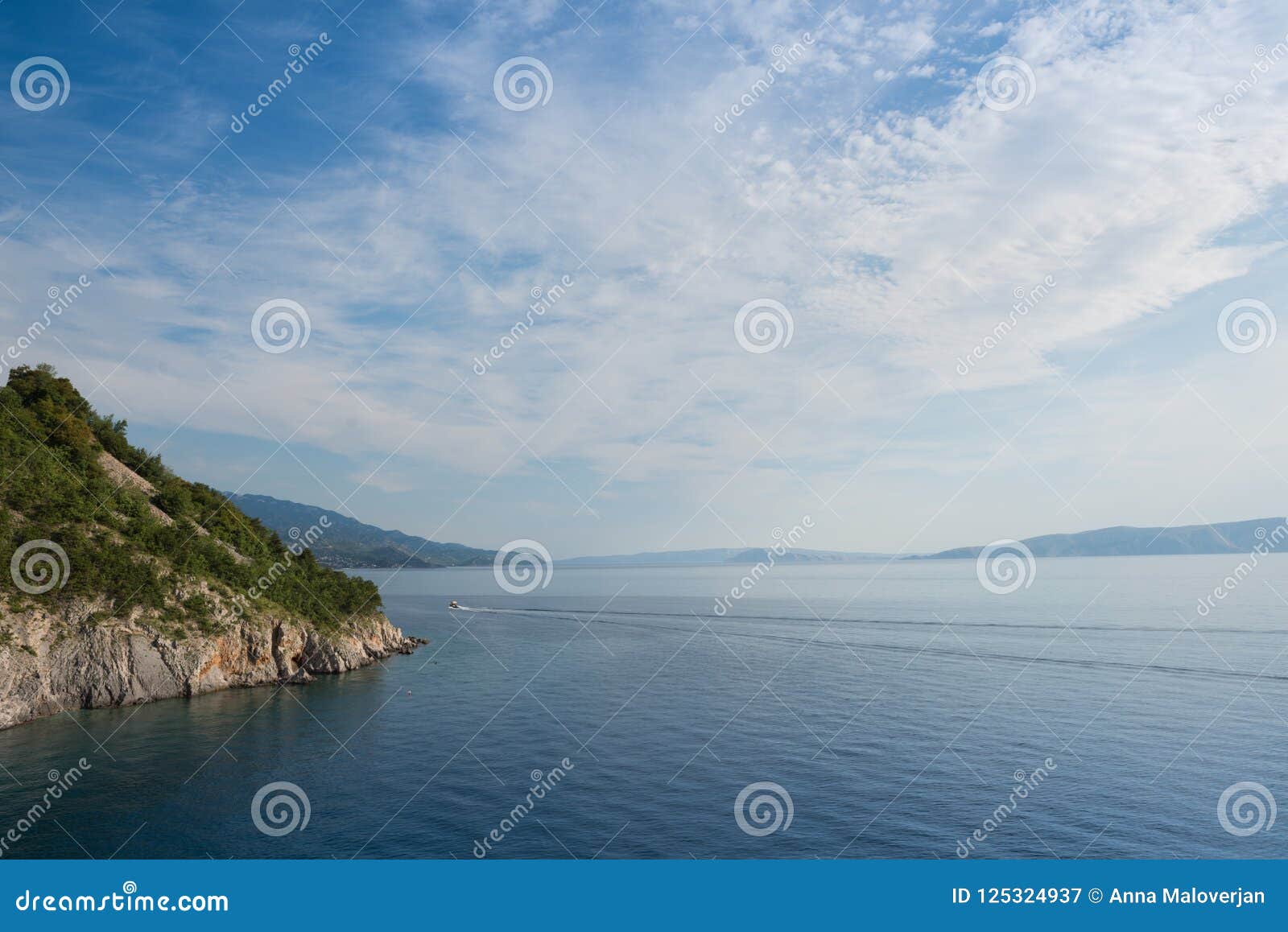 View of a Small Bay in Croatia Stock Image - Image of island, tropical ...