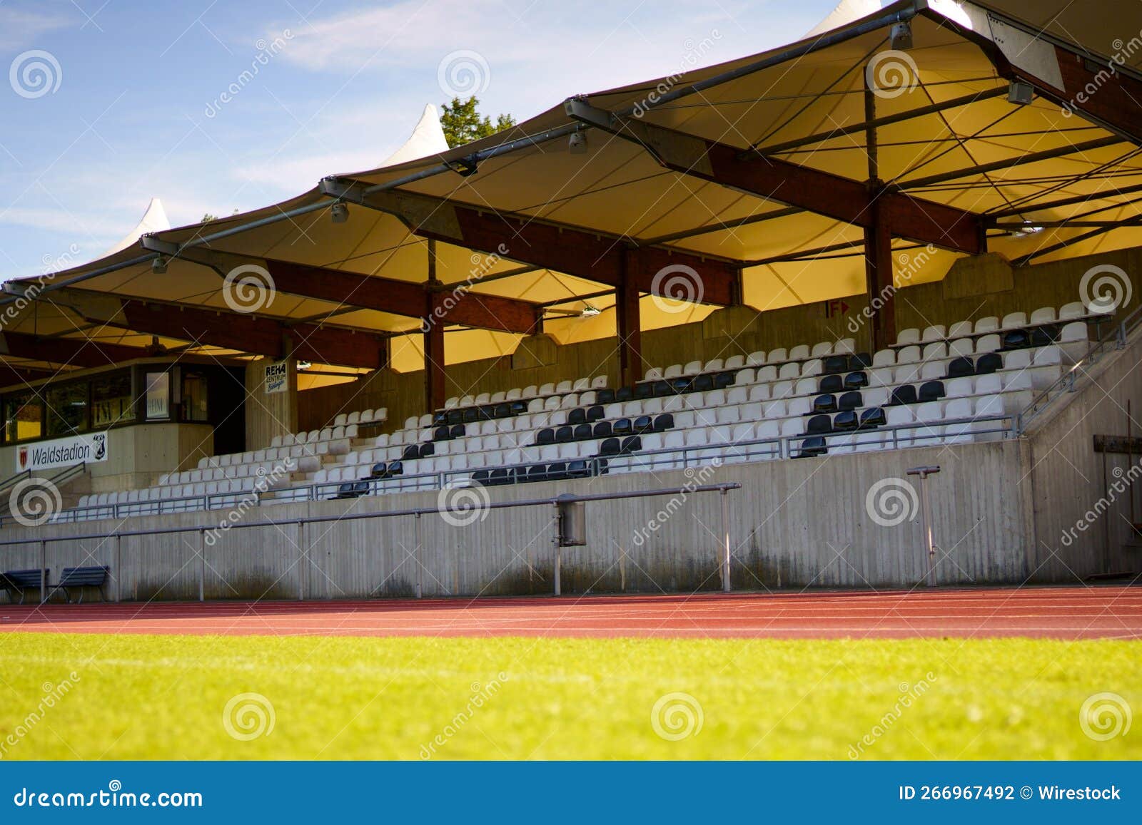 Aerial View of Soccer Stadium Stock Photo - Image of goal, competition ...