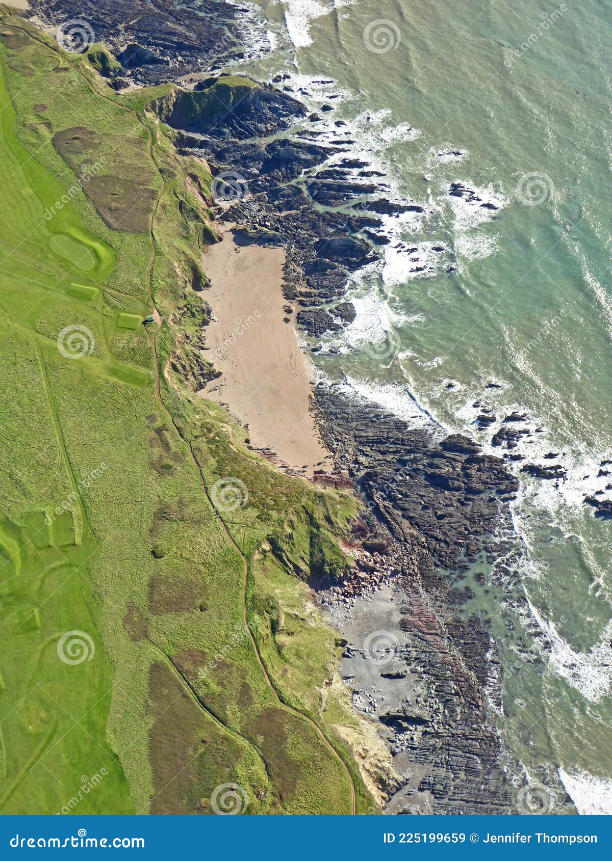 Aerial View of the South Devon Coast Stock Image - Image of tourism ...