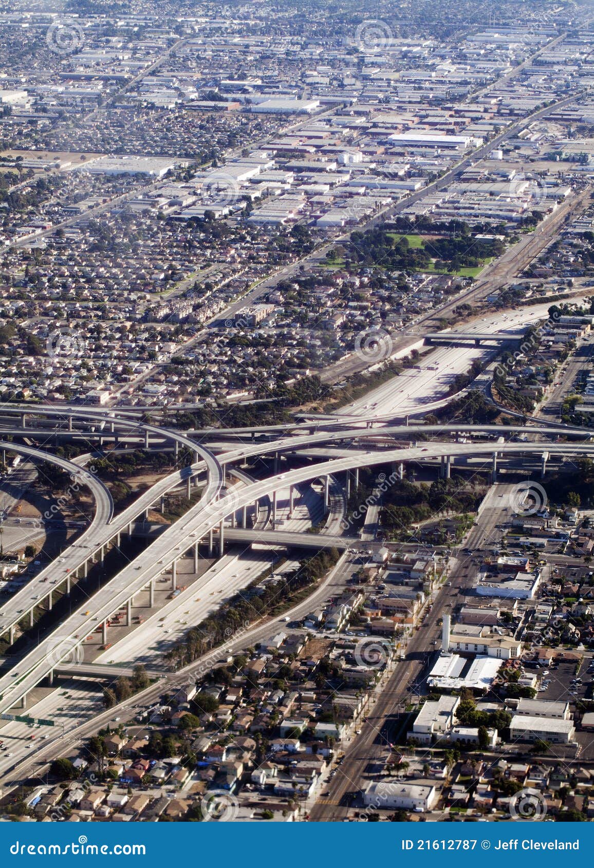 Aerial View of Southern California Stock Image - Image of california ...