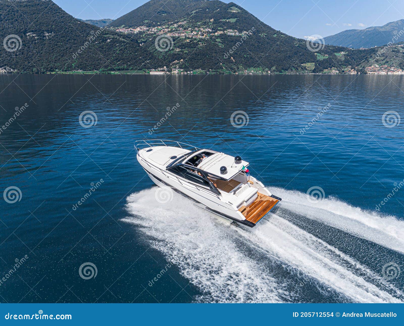 Aerial view of speed boat editorial stock image. Image of engineer ...
