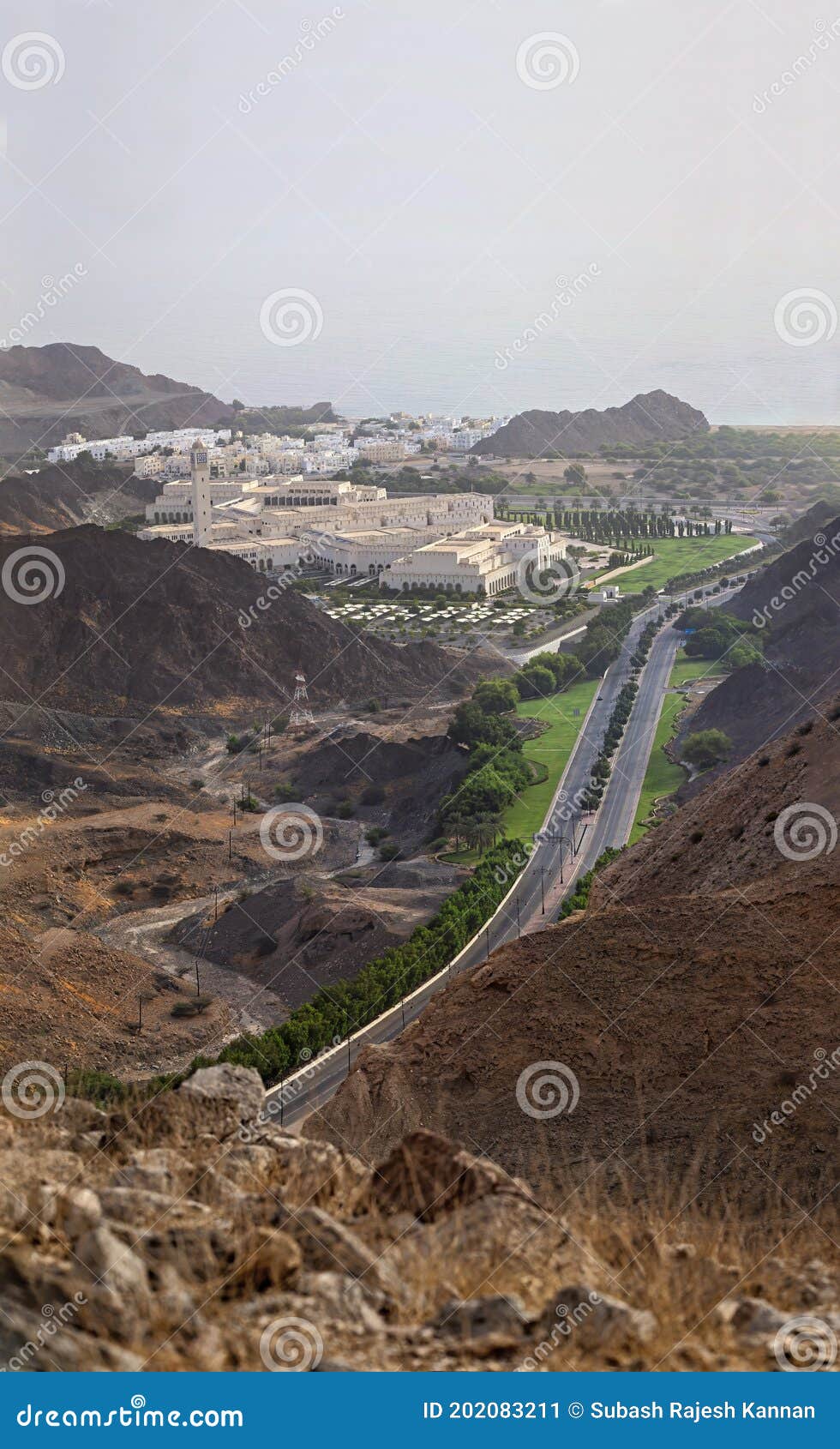 An Aerial View of the State Council Building of Oman Stock Image ...