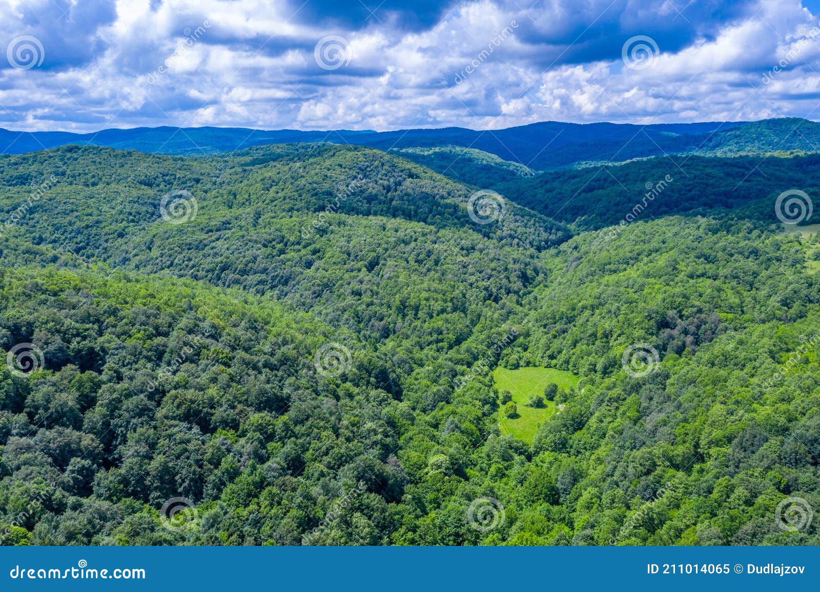 Aerial View of Strandzha Mountains in Bulgaria Stock Image - Image of ...