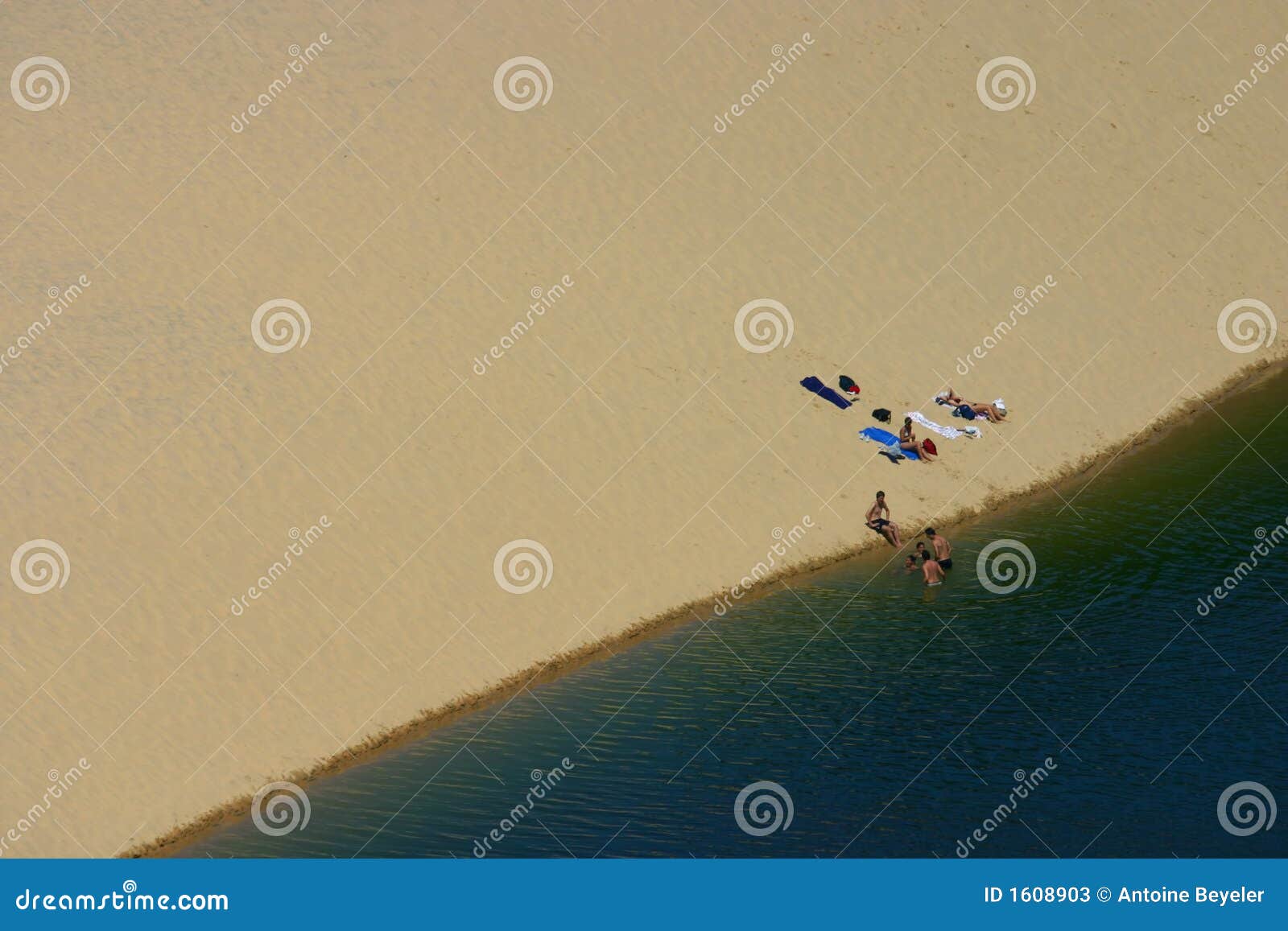 Aerial view on sunbather stock image. Image of seashore - 1608903