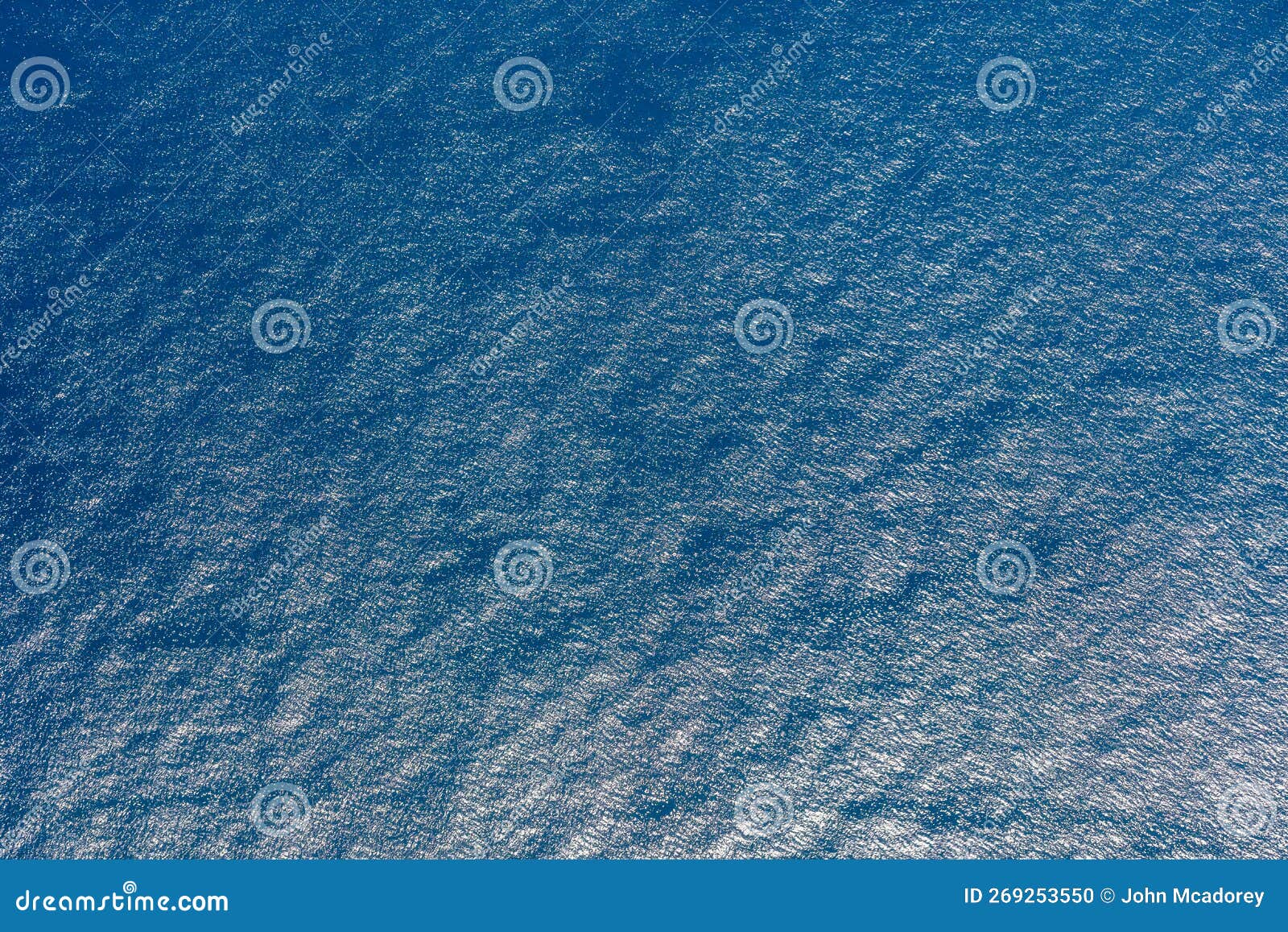 A Blue Background Texture Formed from Sunlight Reflected Onto the ...
