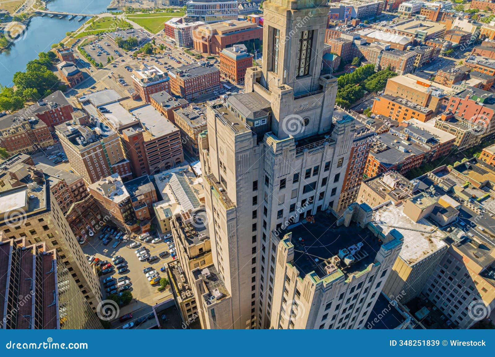 Aerial View of Superman Building Editorial Stock Image - Illustration ...