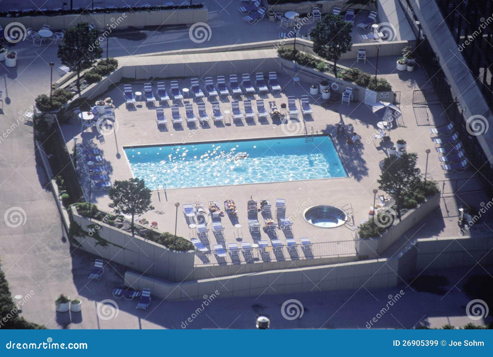 Aerial View of Swimming Pool Stock Image - Image of chairs, states ...