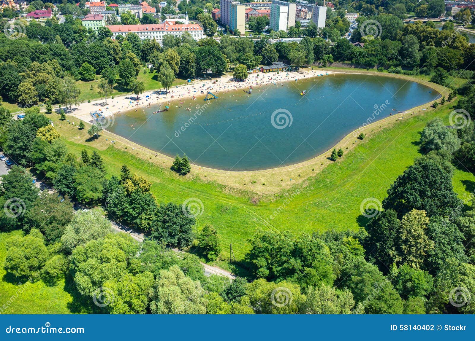 Aerial View on the Swimming Pool Stock Photo - Image of aerial, beauty ...