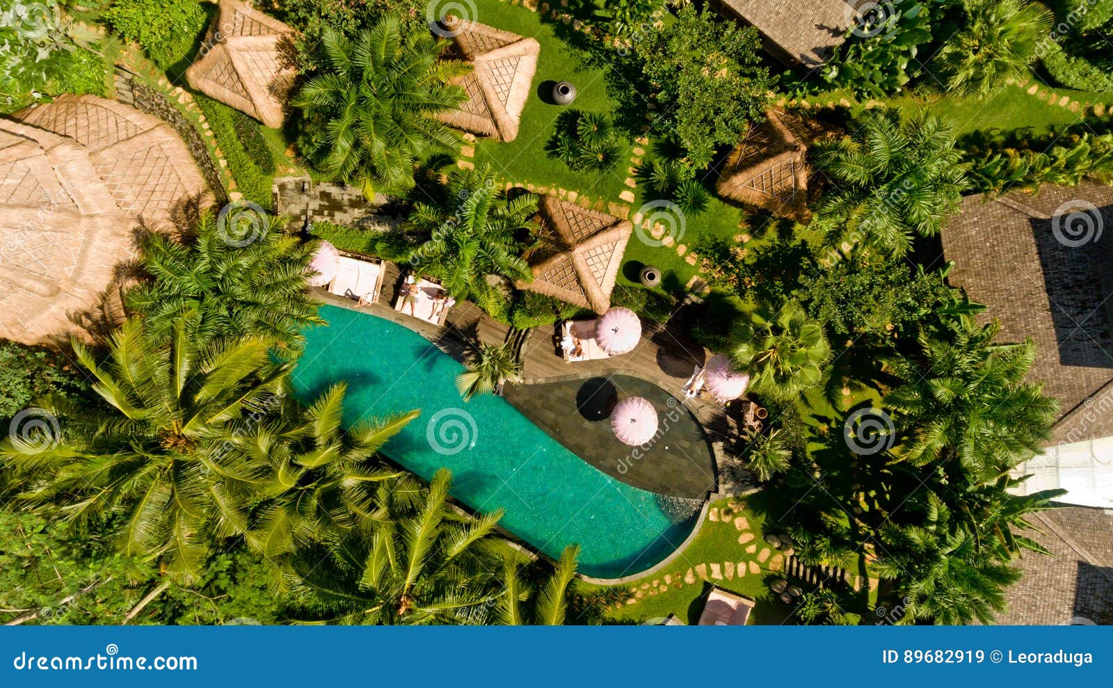 Aerial View of Swimming Pool Stock Image - Image of background ...