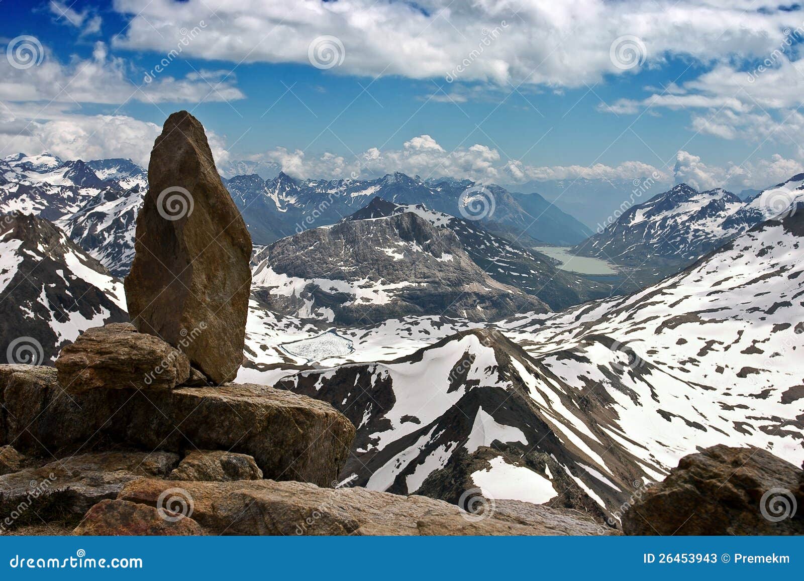 Aerial View of Swiss Alps in Summer Stock Image - Image of alps ...