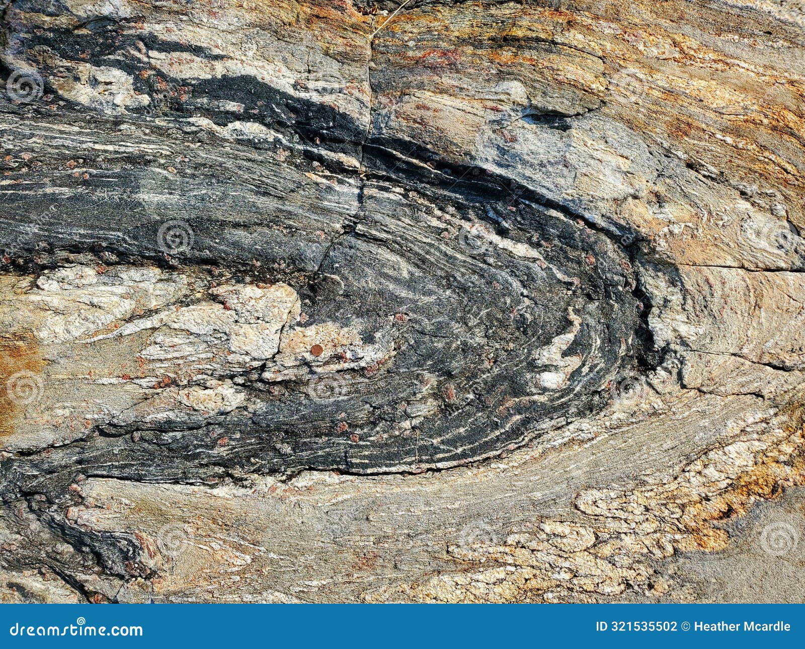 Abstract Rock Pattern with Swirls and Curves Stock Photo - Image of ...