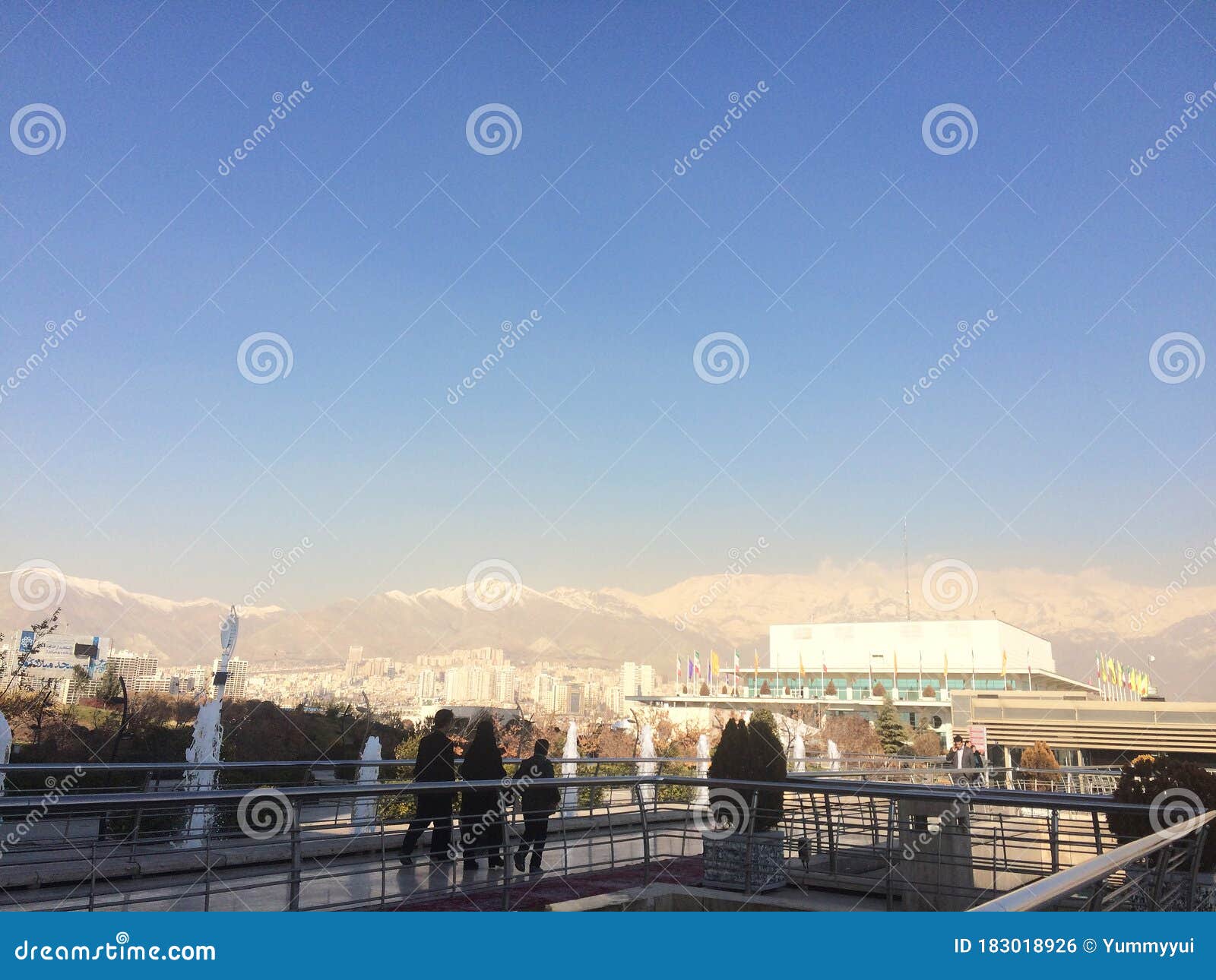 Aerial View of Tehran from Above Milad Tower, Tehran, Iran Editorial ...