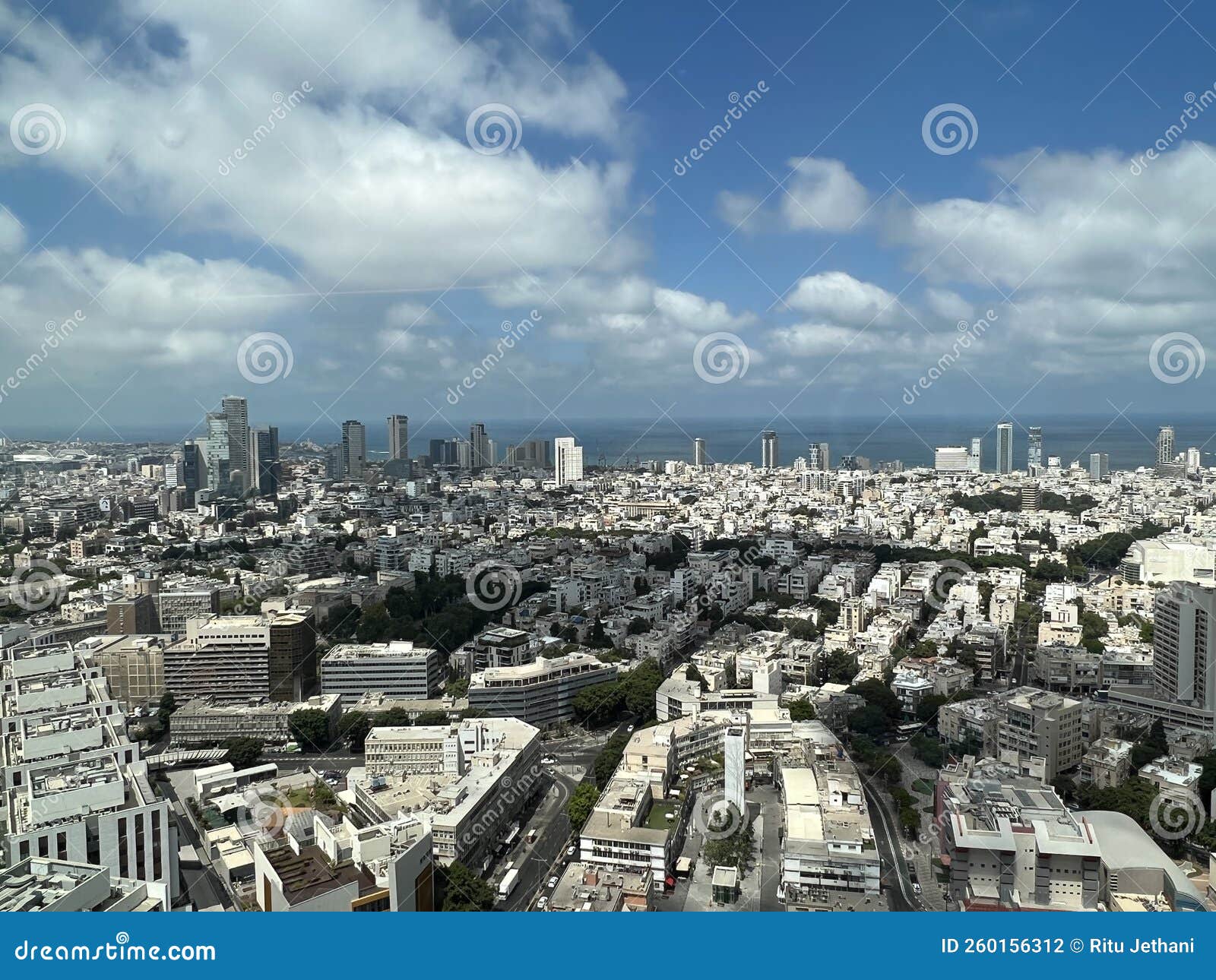 Aerial View of Tel Aviv in Israel Stock Photo - Image of nature ...