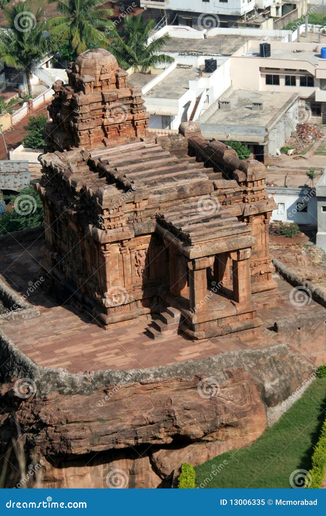 Aerial View of Temple stock image. Image of stone, place - 13006335