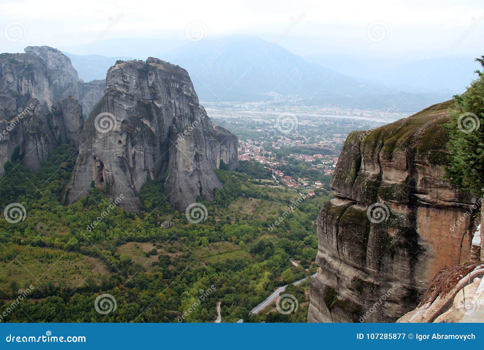 An Aerial View of the Thessaly Plain, Greece Stock Image - Image of ...