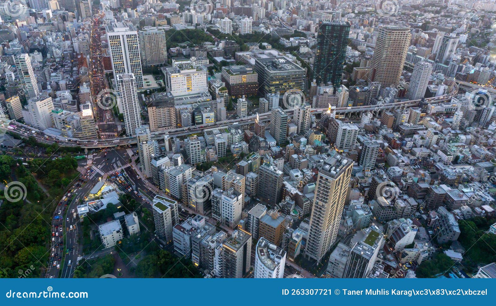 Aerial View of Tokyo from Tokyo Tower Observation Deck Editorial Photo ...