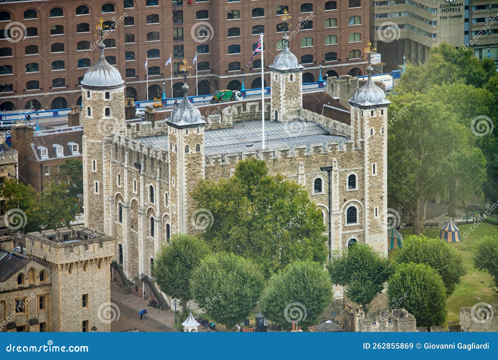 Aerial View of Tower of London from Helicopter Editorial Stock Image ...