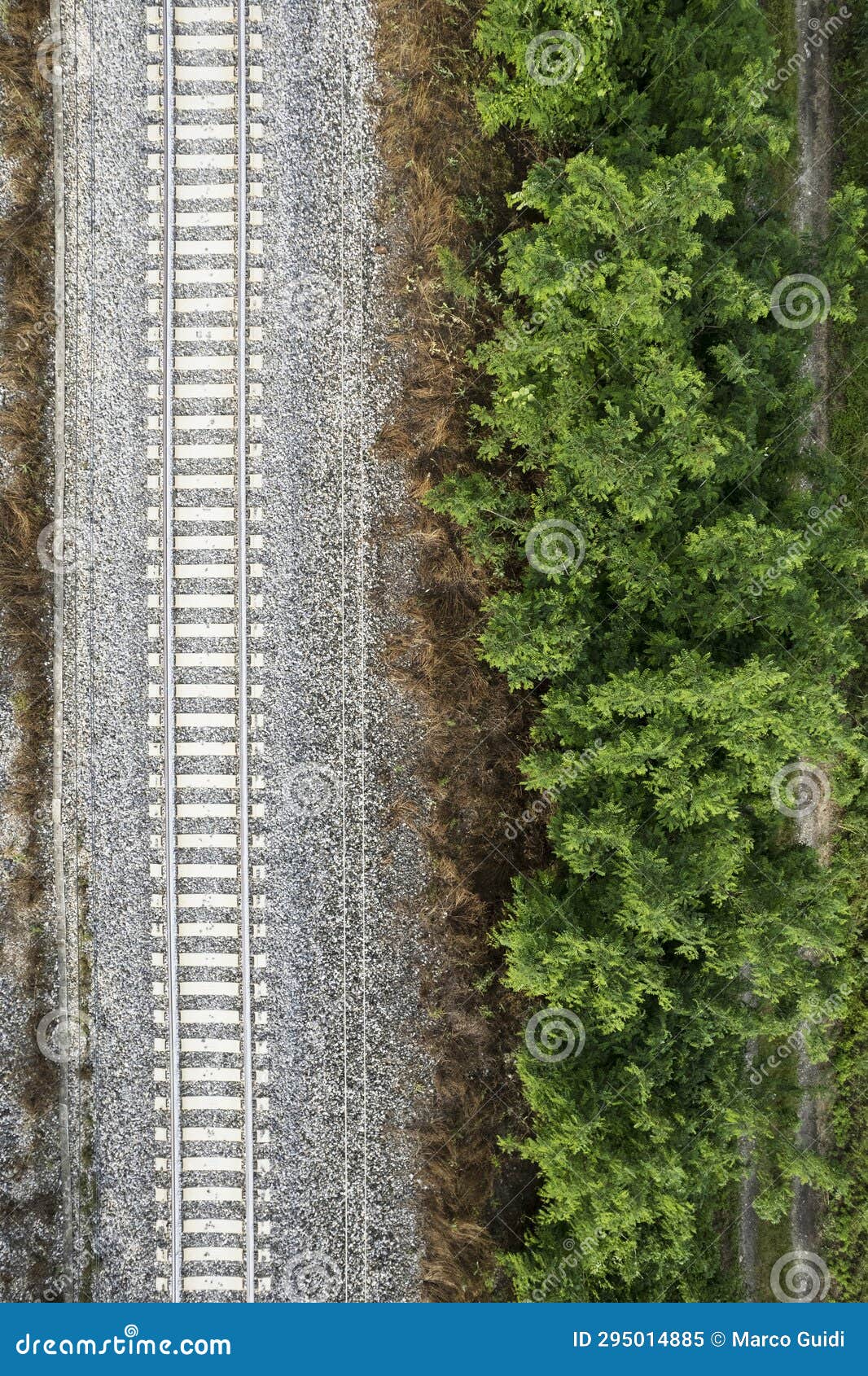 Aerial View of Train Track Layout Stock Image - Image of layout ...