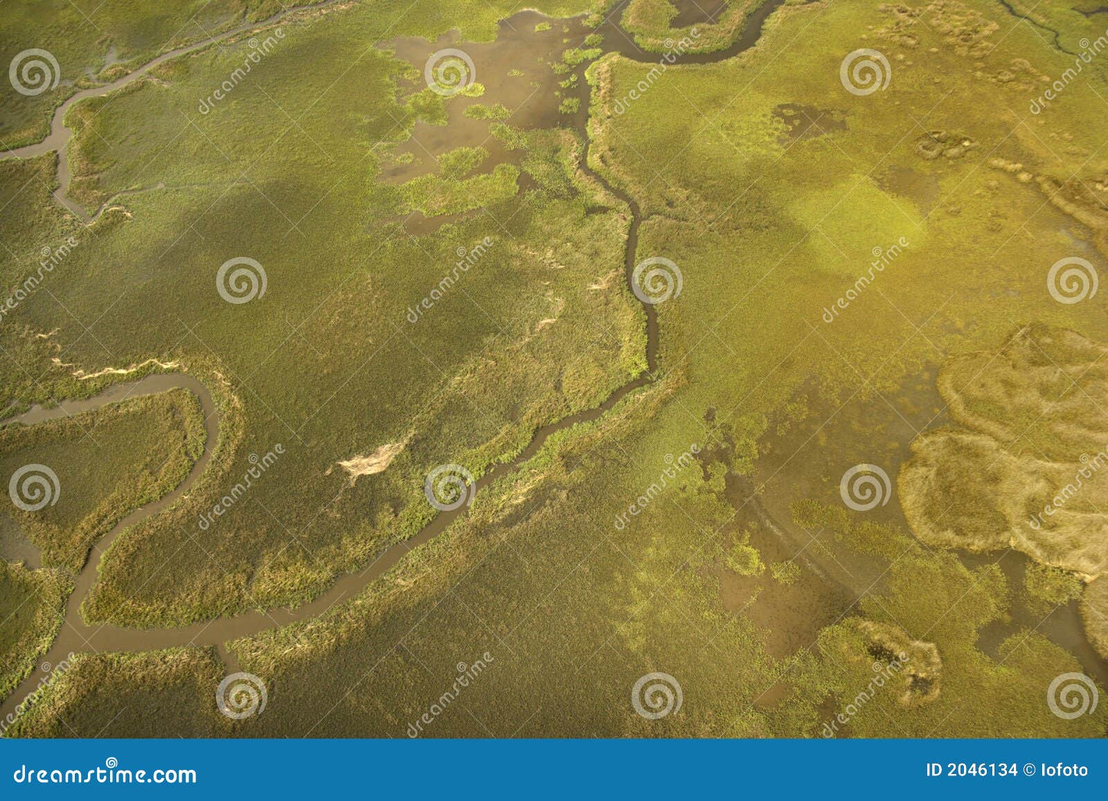 Aerial view of tributary stock photo. Image of color, photograph - 2046134