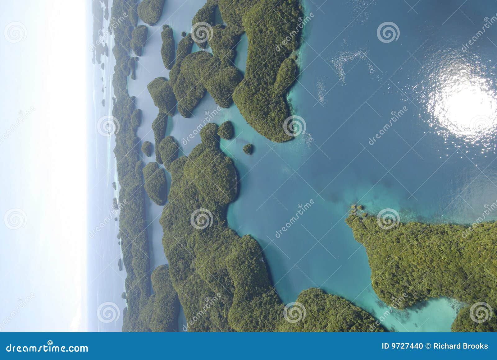 Aerial View of Tropical Islands Stock Photo - Image of daylight ...