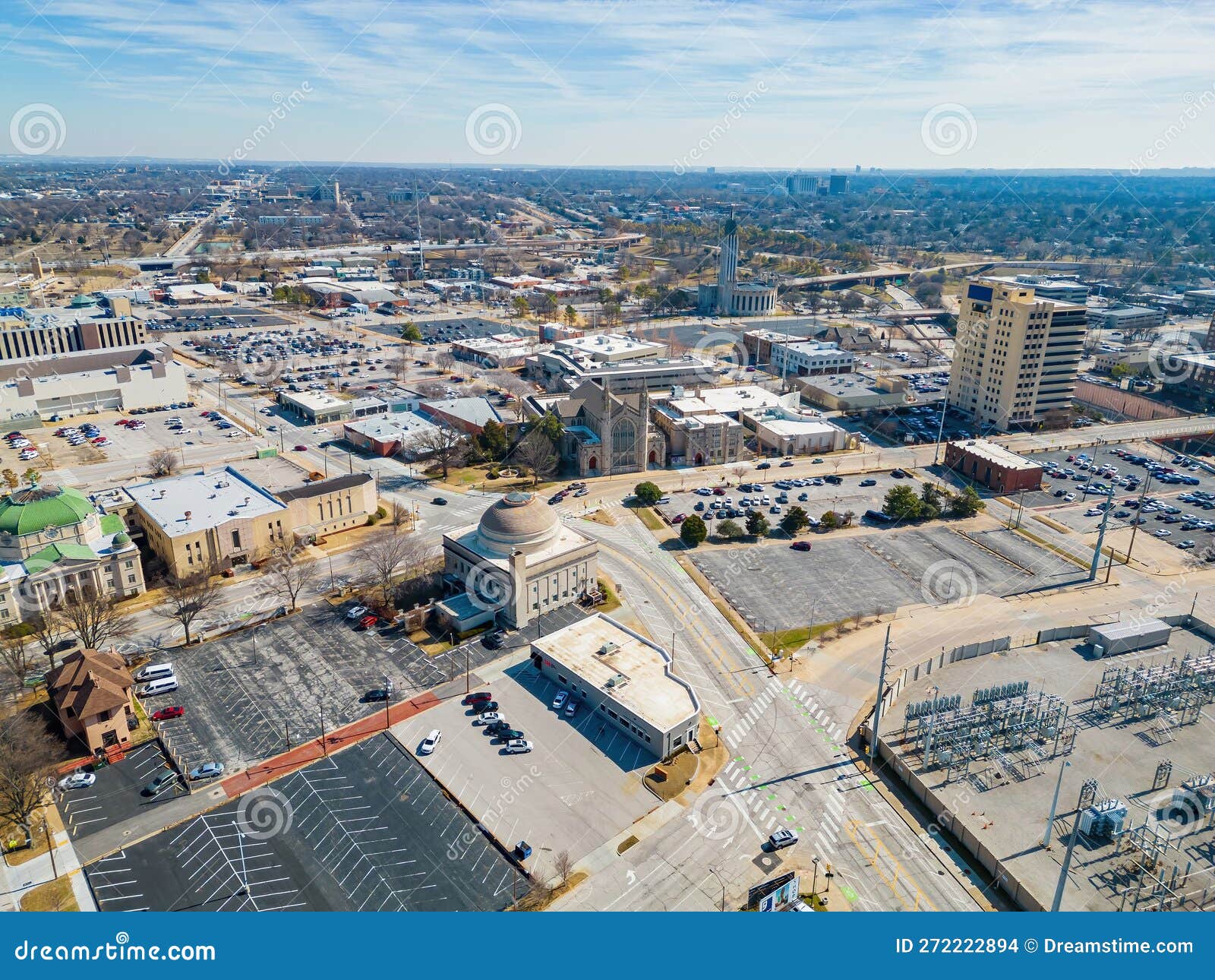 Aerial View of the Tulsa Cityscape Editorial Stock Image - Image of ...