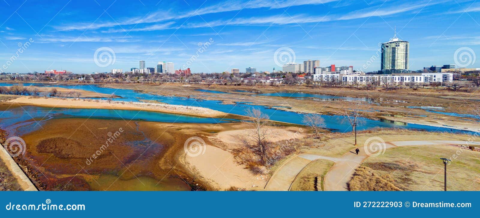Aerial View of the Tulsa Cityscape Editorial Stock Photo - Image of ...