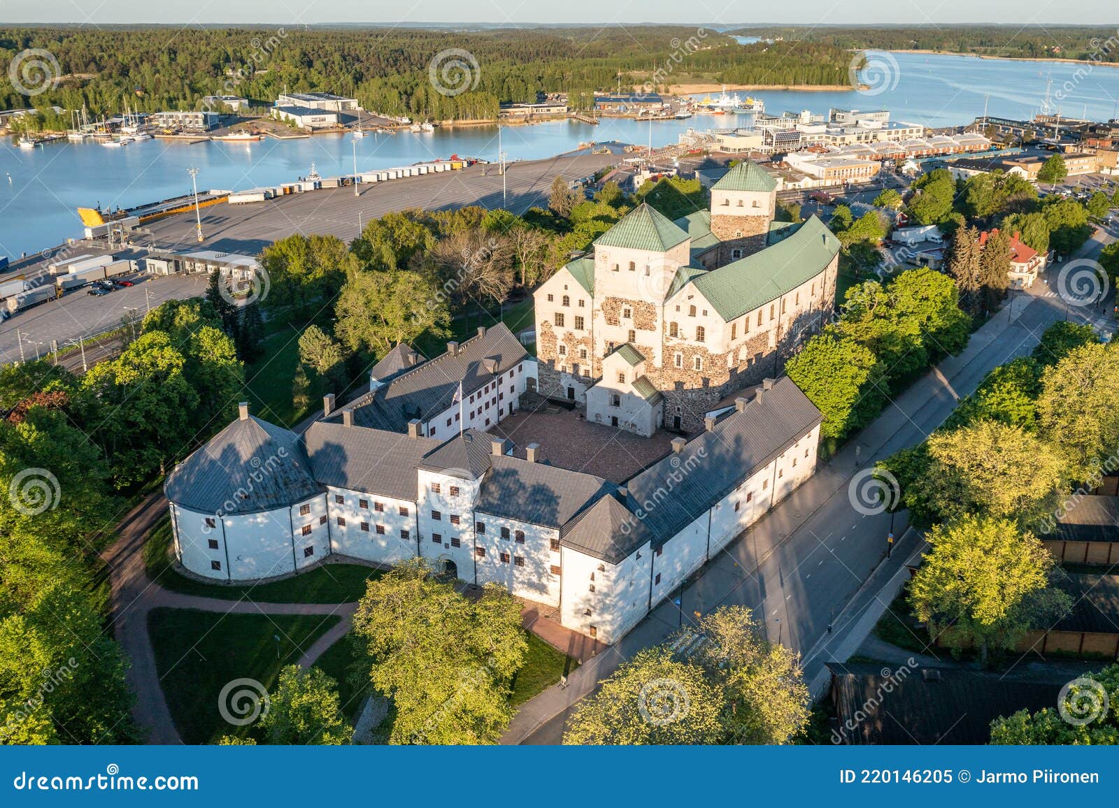 Aerial View of Turku Castle in Summer Stock Image - Image of tourism ...
