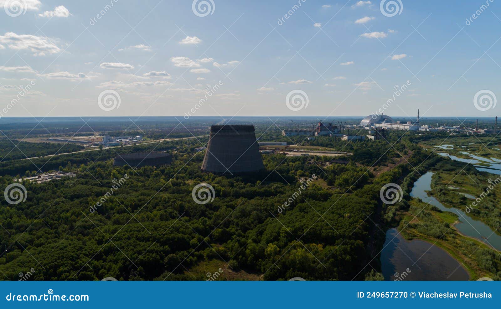 Aerial View Unfinished Cooling Towers Fifth and Sixth Nuclear Reactors ... Aerial View Unfinished Cooling Towers Fifth and Sixth Nuclear Reactors ...