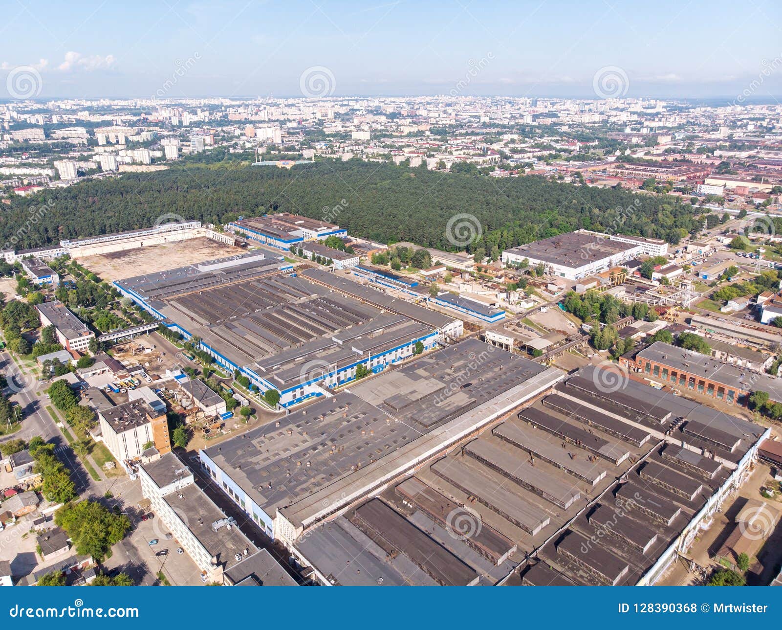Aerial View of Urban Industrial Area with Industrial Buildings Stock ... Aerial View of Urban Industrial Area with Industrial Buildings Stock ...