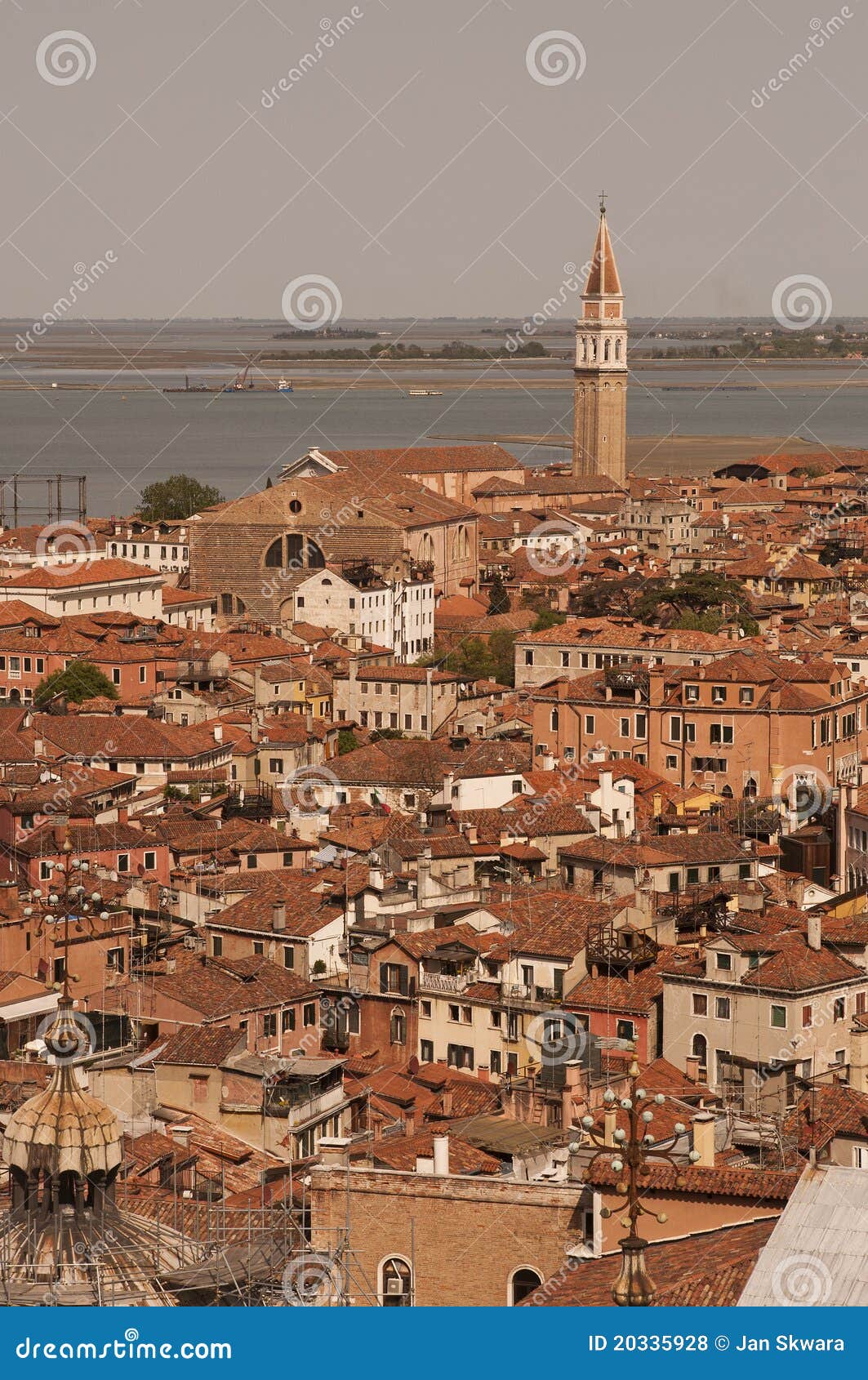 Aerial view of Venice city stock photo. Image of marco - 20335928