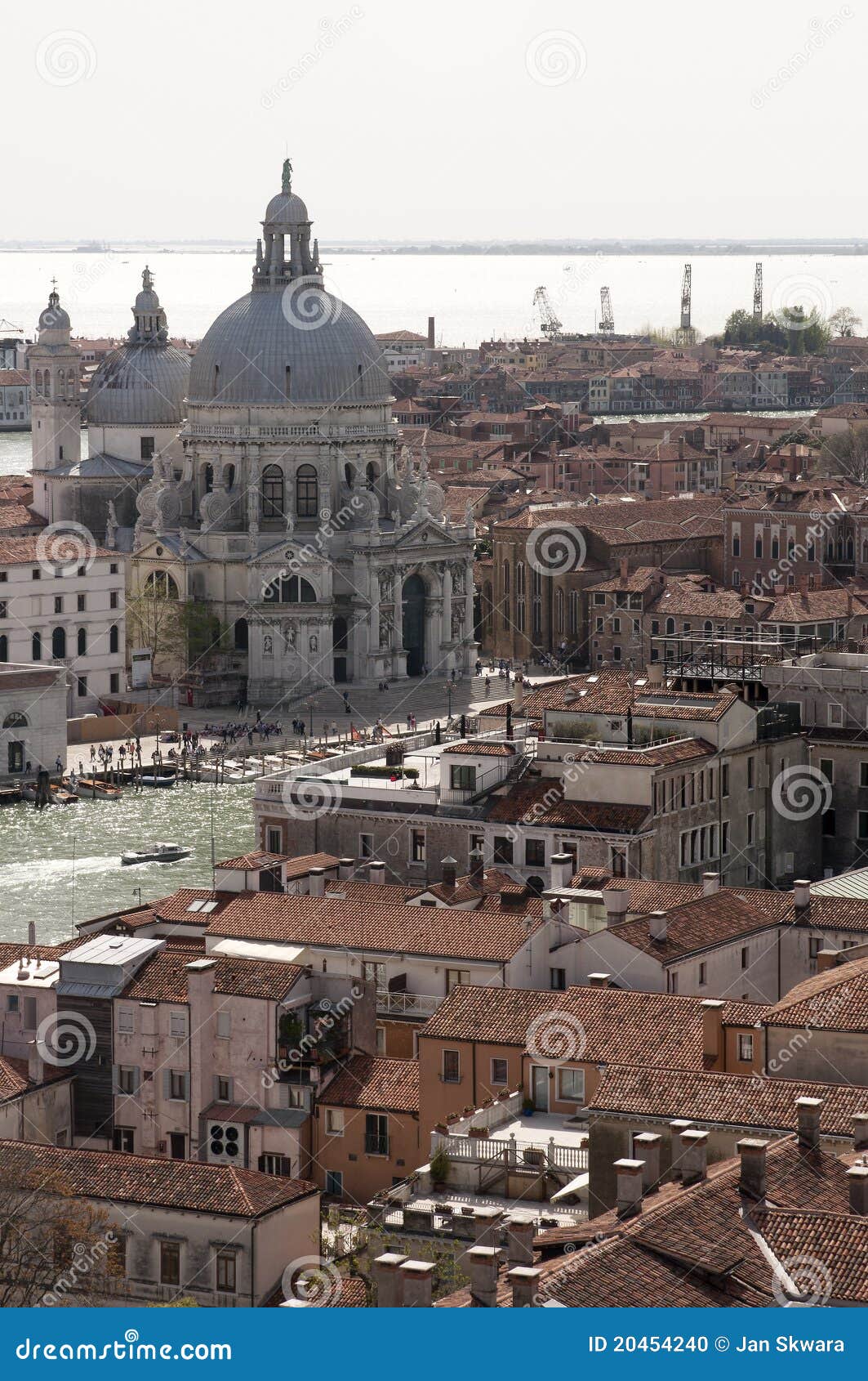 Aerial view of Venice city stock photo. Image of canal - 20454240