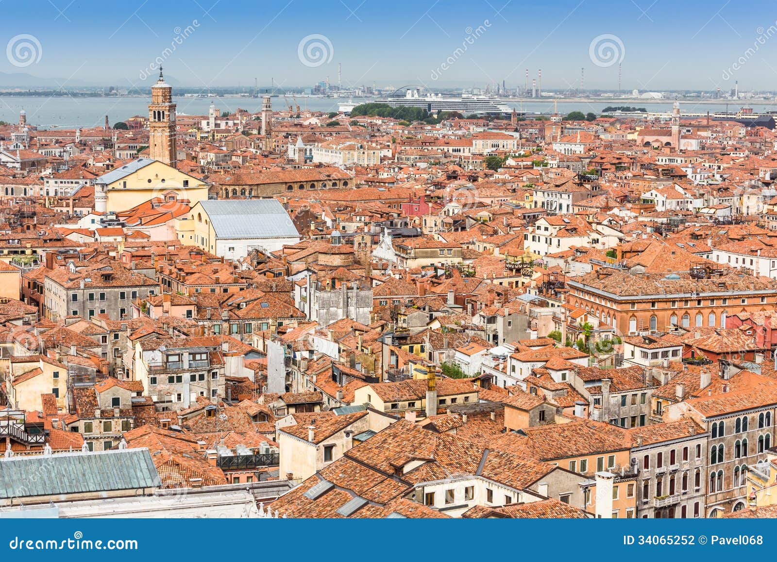 Aerial View of Venice, Italy Stock Photo - Image of summer, italy: 34065252