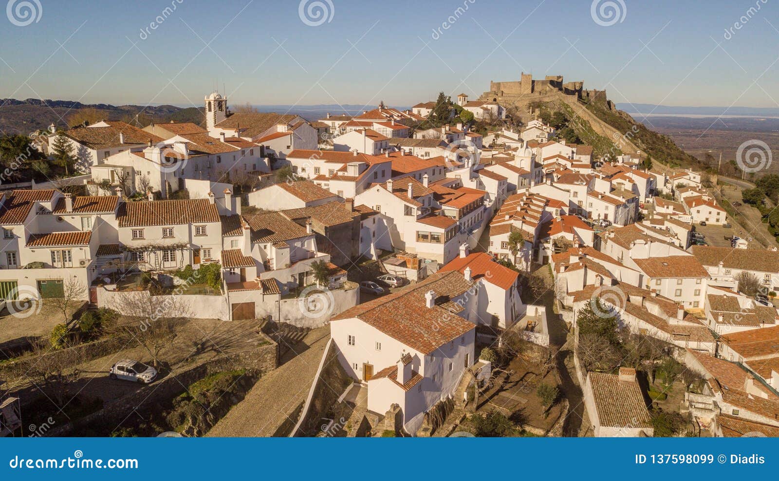 Aerial View of the Village Marvao Alentejo Portugal Stock Image - Image ... Aerial View of the Village Marvao Alentejo Portugal Stock Image - Image ...