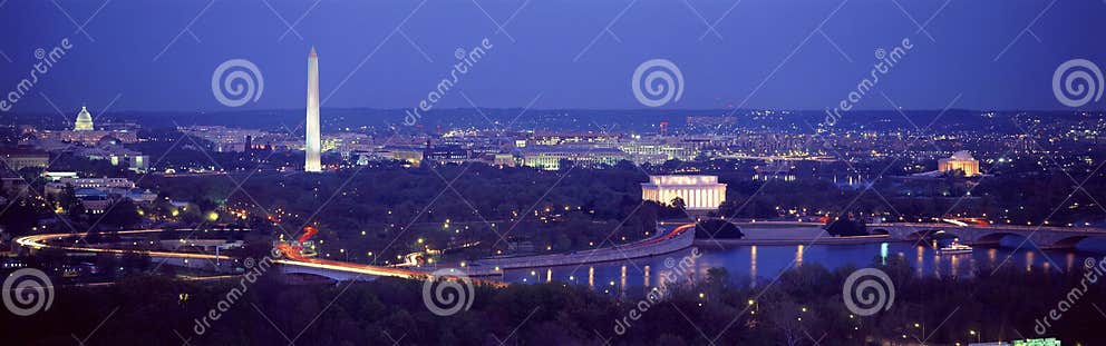 Aerial view of Washington editorial image. Image of americana - 23160400