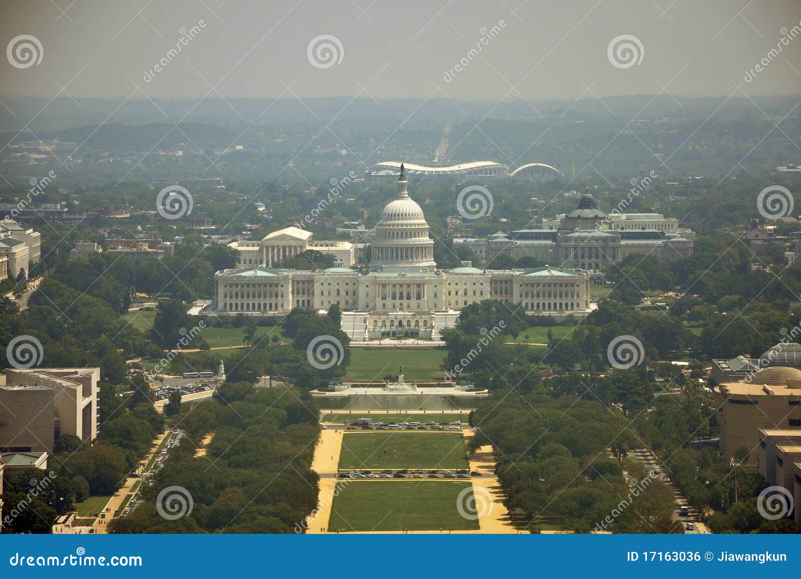 Aerial View from Washington Monument Stock Photo - Image of outdoors ...
