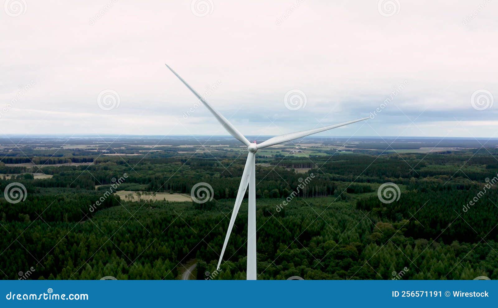 Aerial View of Wind Turbines in Greenery Stock Video - Video of ecology ...