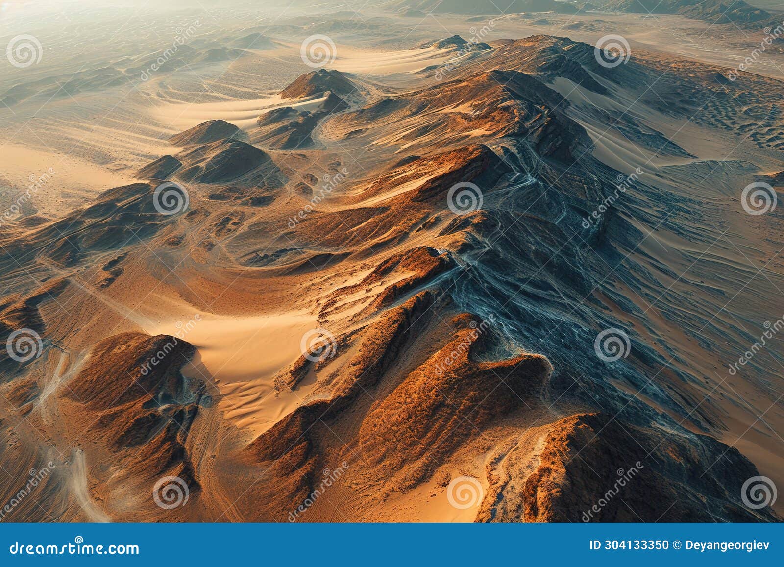 Aerial Views of Desert Landscapes Creating Unique Abstract Visuals ...