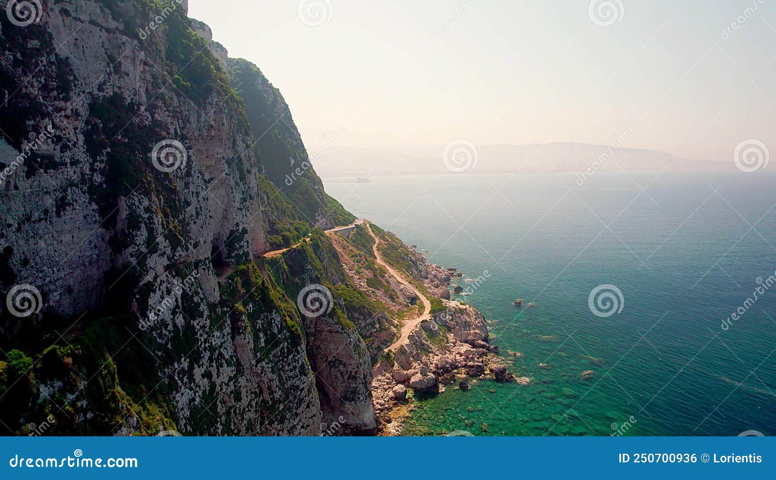 An aerian view of a cliff stock photo. Image of aerian - 250700936