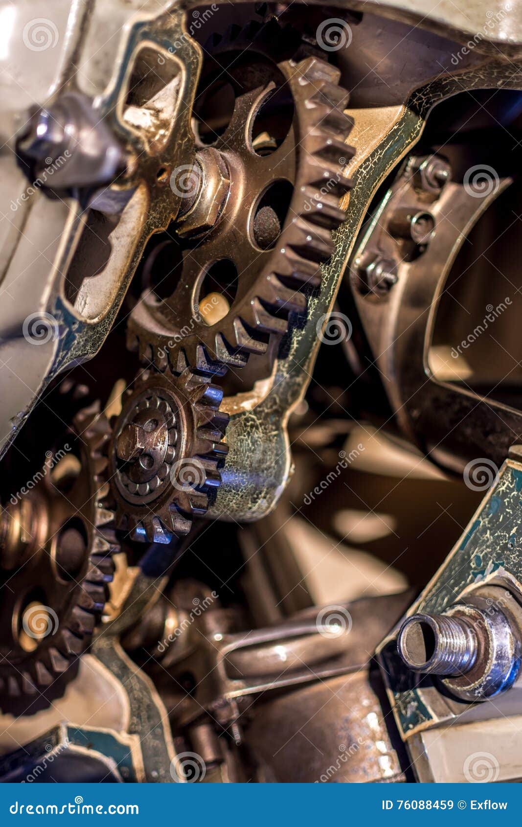 Aero Engine Gears stock image. Image of iron, internal - 76088459
