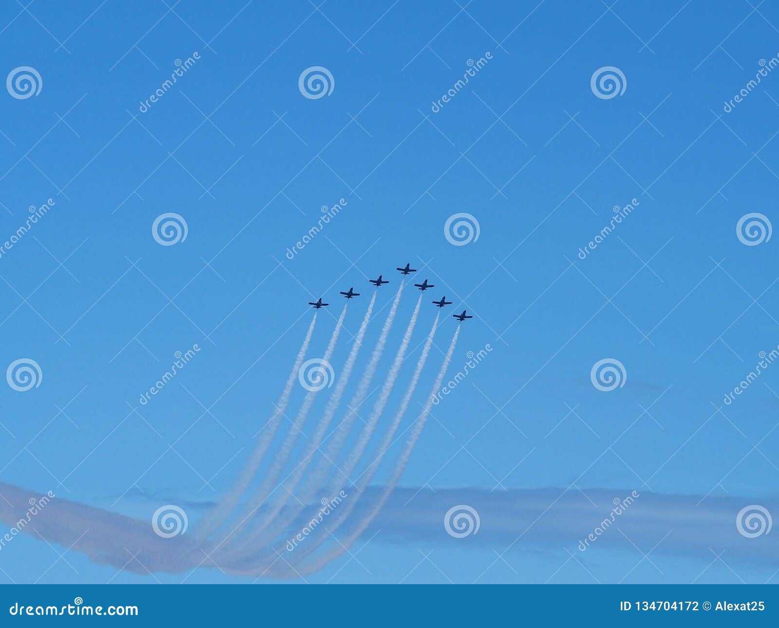 Aerobatic show stock photo. Image of show, airshow, stunt - 134704172