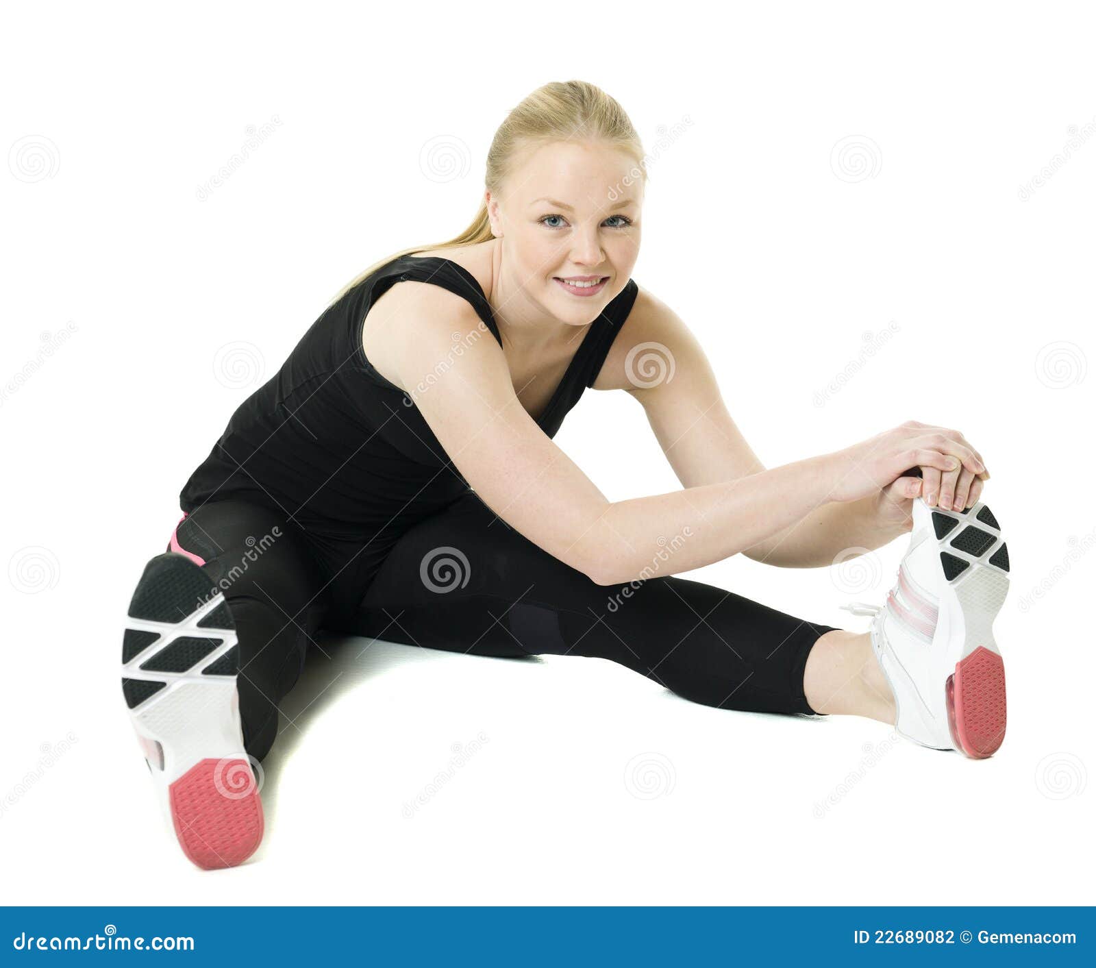 Aerobe Frau stockfoto. Bild von lächeln, person, glück - 22689082