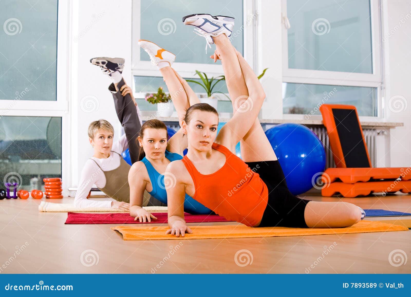 Aerobics women stock image. Image of women, woman, person - 7893589