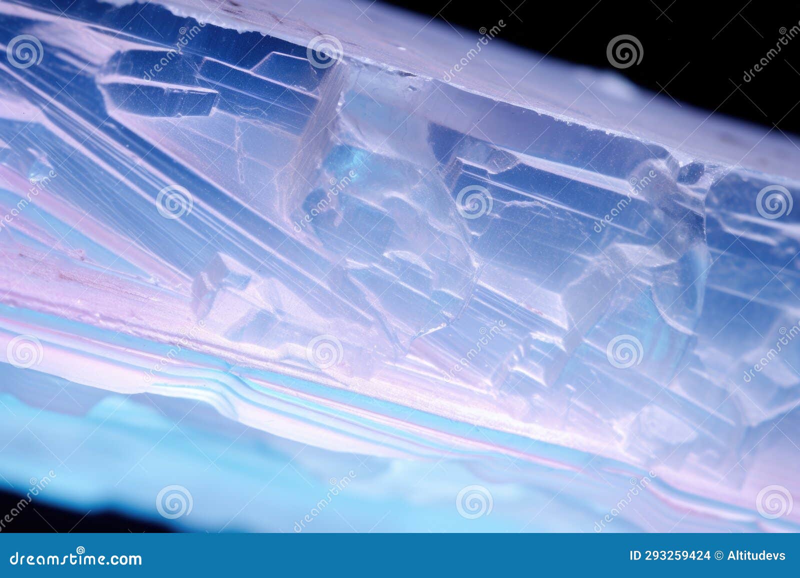 Aerogel Insulation Material Under Microscope Stock Photo - Image of ...