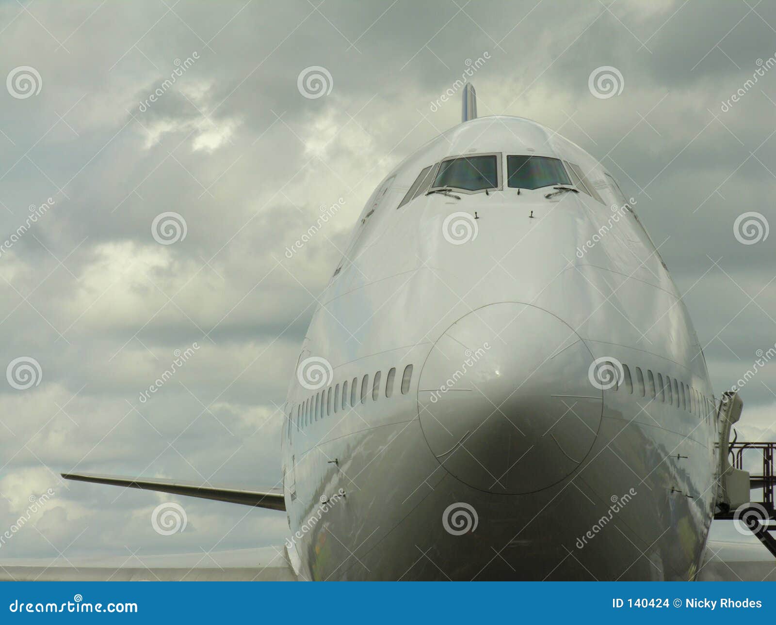 Aeroplane head on stock photo. Image of journey, gate, technology - 140424