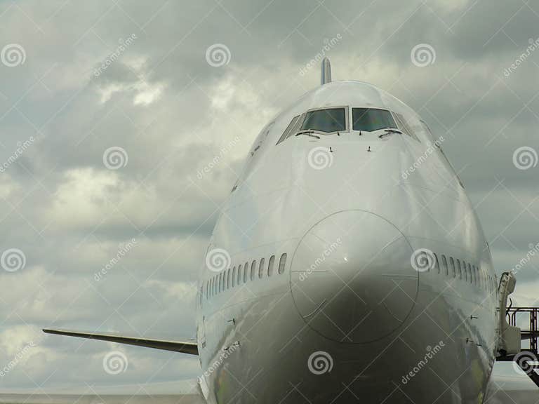 Aeroplane head on stock photo. Image of journey, gate, technology - 140424