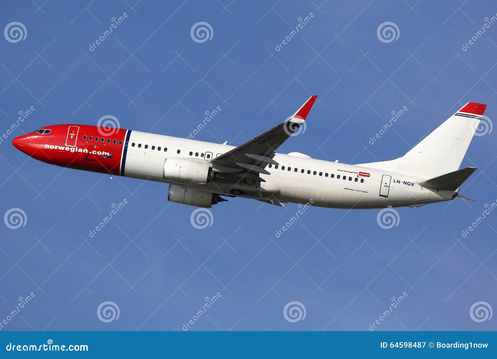 Aeroplano Di Norwegian Air Shuttle Boeing 737-800 Fotografia Editoriale ...
