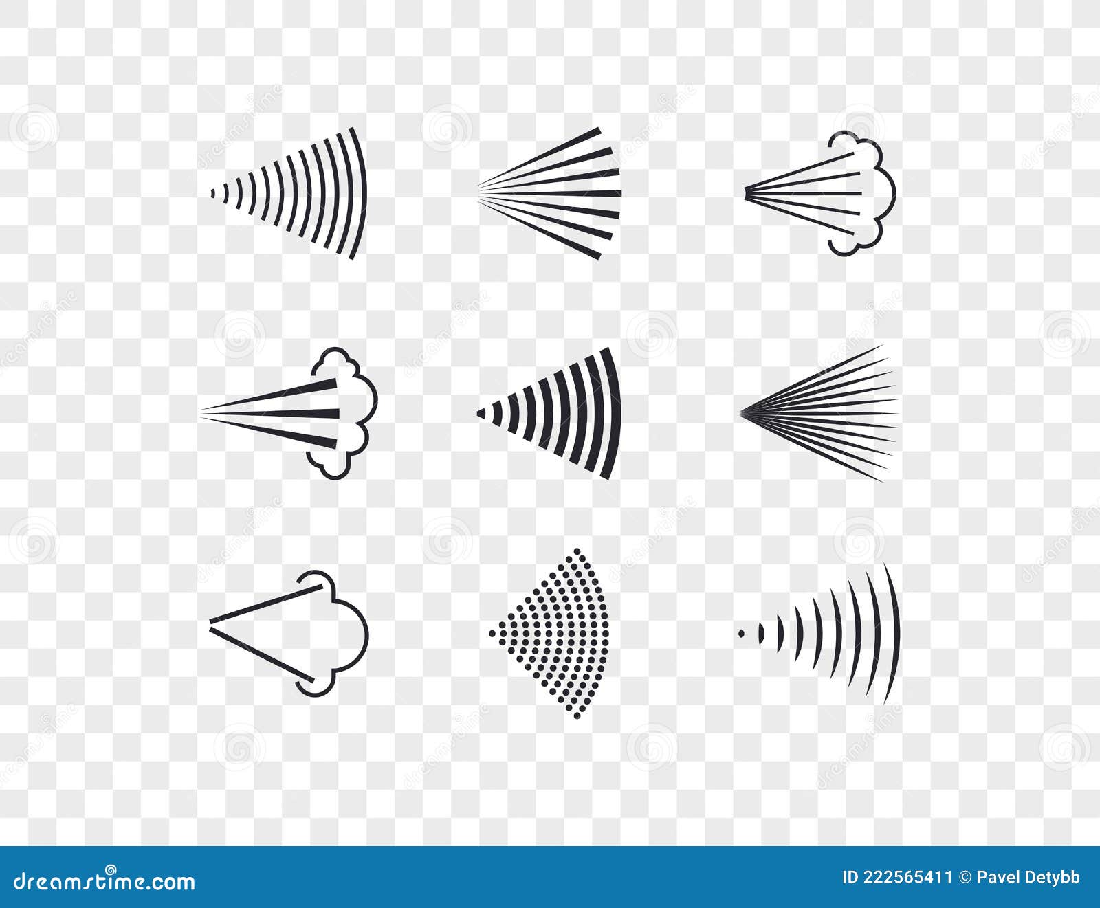Aerosol, Drop, Spray Icon Set. Vector Illustration. Flat Design. Stock ...